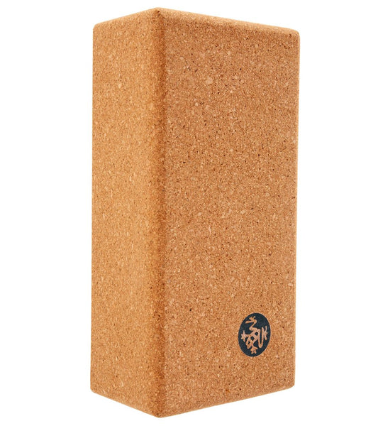Manduka Lean Cork Yoga Block 3 Inch at EverydayYoga.com