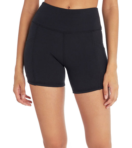 Marika Linnette High Waisted Tummy Control Yoga Shorts at EverydayYoga.com