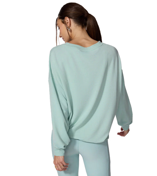 MPG Sport Serene Crew Neck Relaxed Pullover at EverydayYoga.com - Free ...