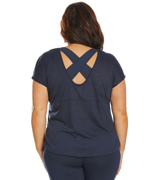 Marika Plus Size Nadine Yoga Tee at EverydayYoga.com