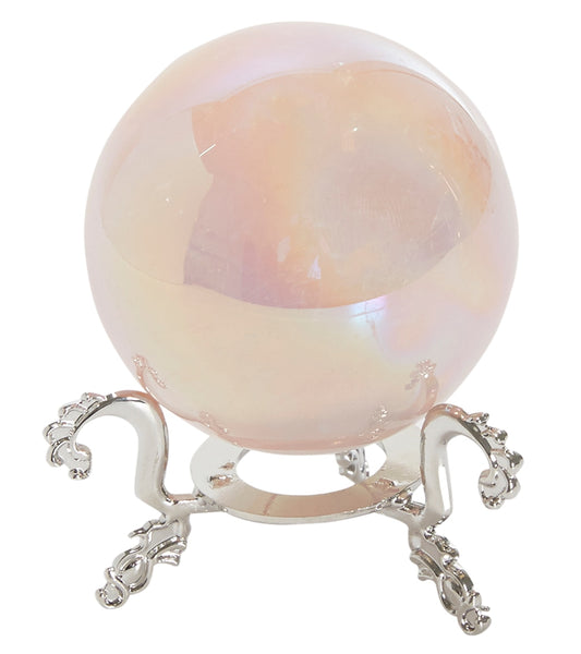 Healing N Love Rose Sphere on Stand at EverydayYoga.com