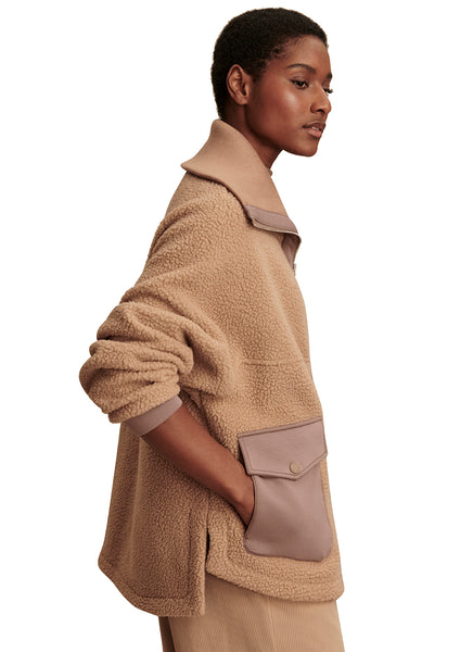 Varley Eleanor Patch Pocket Fleece Jacket at EverydayYoga.com - Free ...